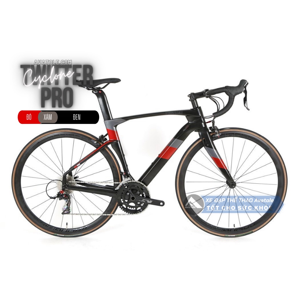 Mua Xe đạp đua Twitter CYCLONE pro 2021, Khung sườn Carbon Nano (EPS ...