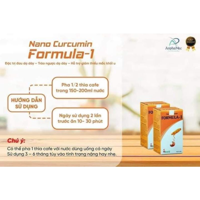 Mua Nano curcumin FORMULA - 1 - HỖ TRỢ ĐIỀU TRỊ VIÊM LOÉT DẠ DÀY giá rẻ ...