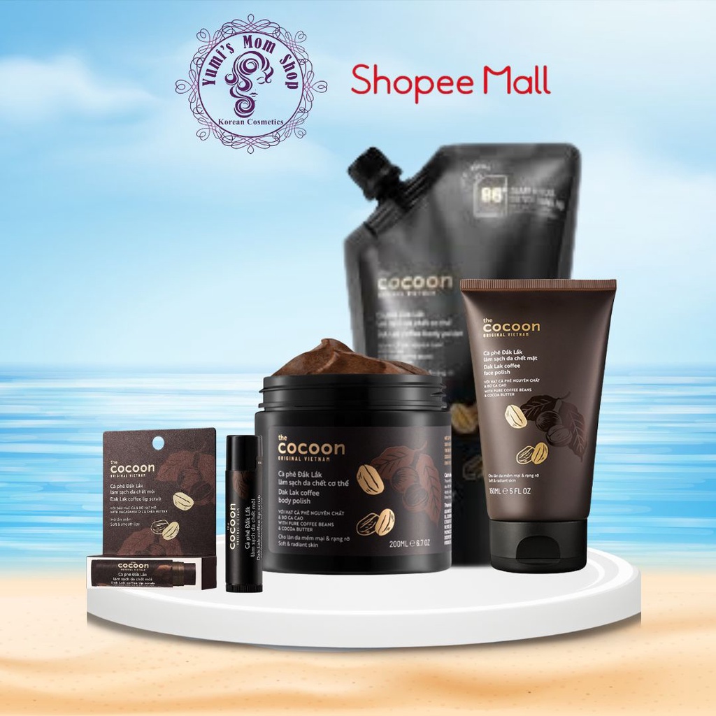 Tẩy Da Chết Cocoon Cà phê Đắk lắk làm sạch da chết Dak Lak Coffee Body ...