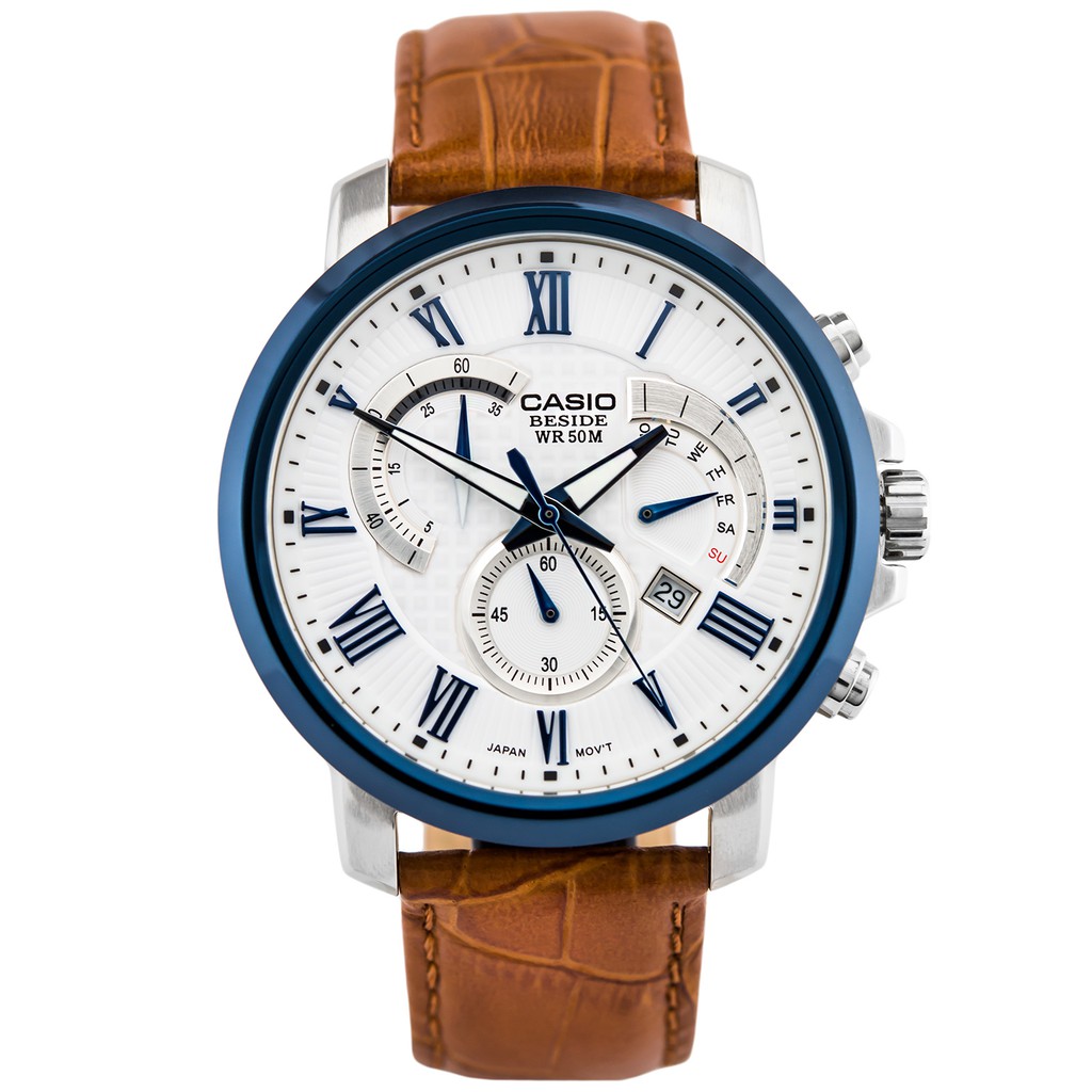 Đồng hồ Casio WR50M và cách nhận diện Casio Beside dây da WR50M hàng ...