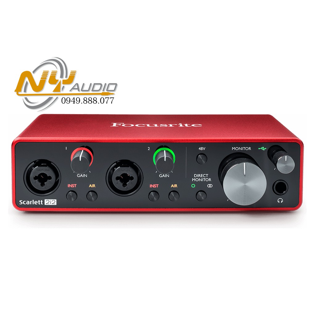 Mua Focusrite Scarlett 2i2 (3rd Gen) Sound card xử lý âm thanh studio ...