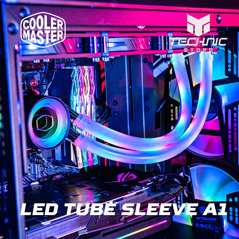 Bọc ống dẫn tản nhiệt nước AIO Cooler Master LED TUBE SLEEVE A1 ARGB ...