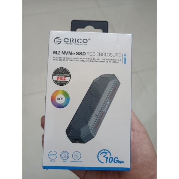 Mua box ổ cứng ssd orico m2 nvme có led rgb - chỉ sử dụng cho nvme giá ...