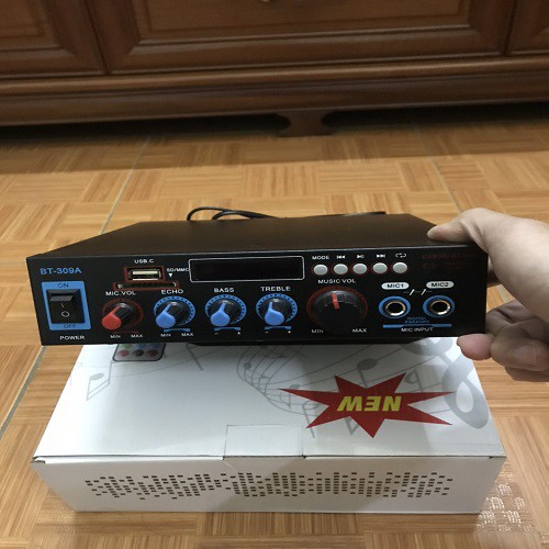 Mua Amply mini 12v/220v - ampli bluetooth BT-309a loại xịn, chuyên hát ...