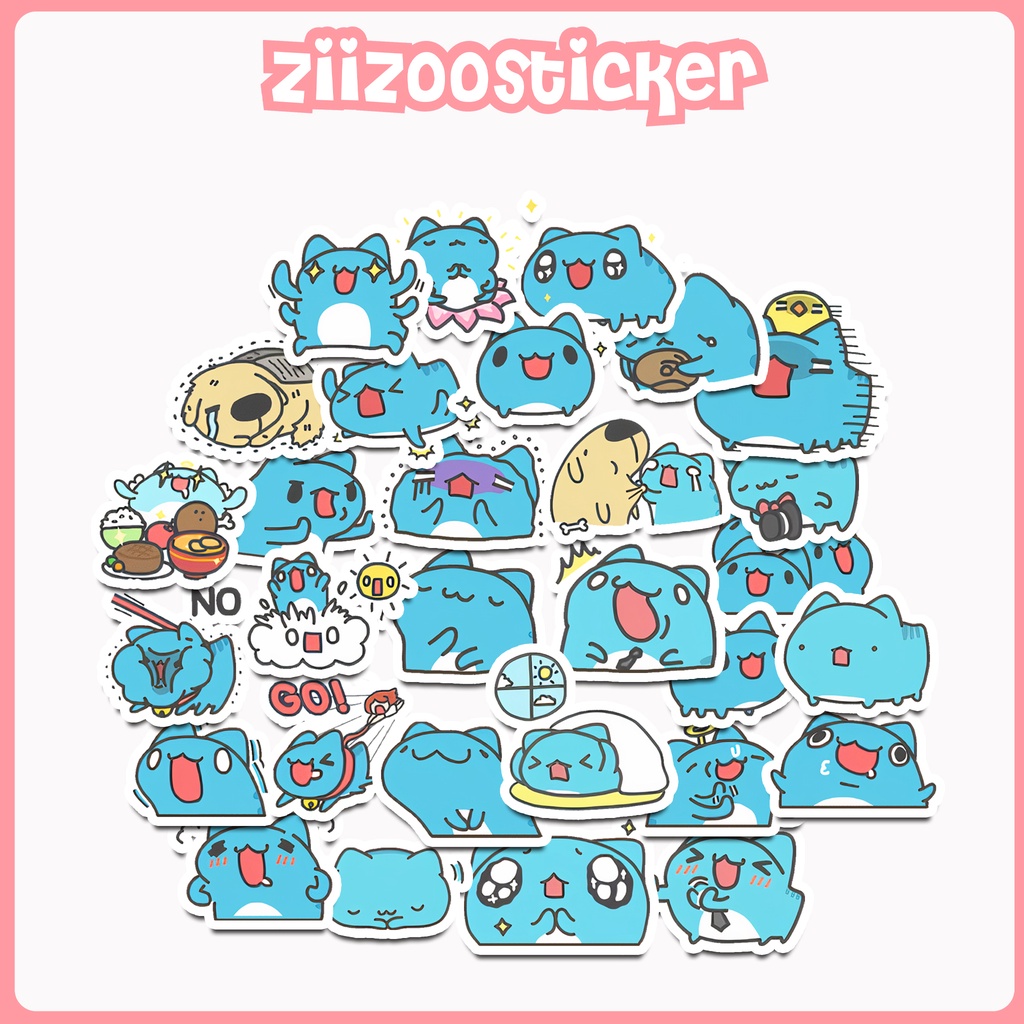 Mua Set 30 Sticker Mèo Capoo Cute, hình dán trang trí điện thoại ...
