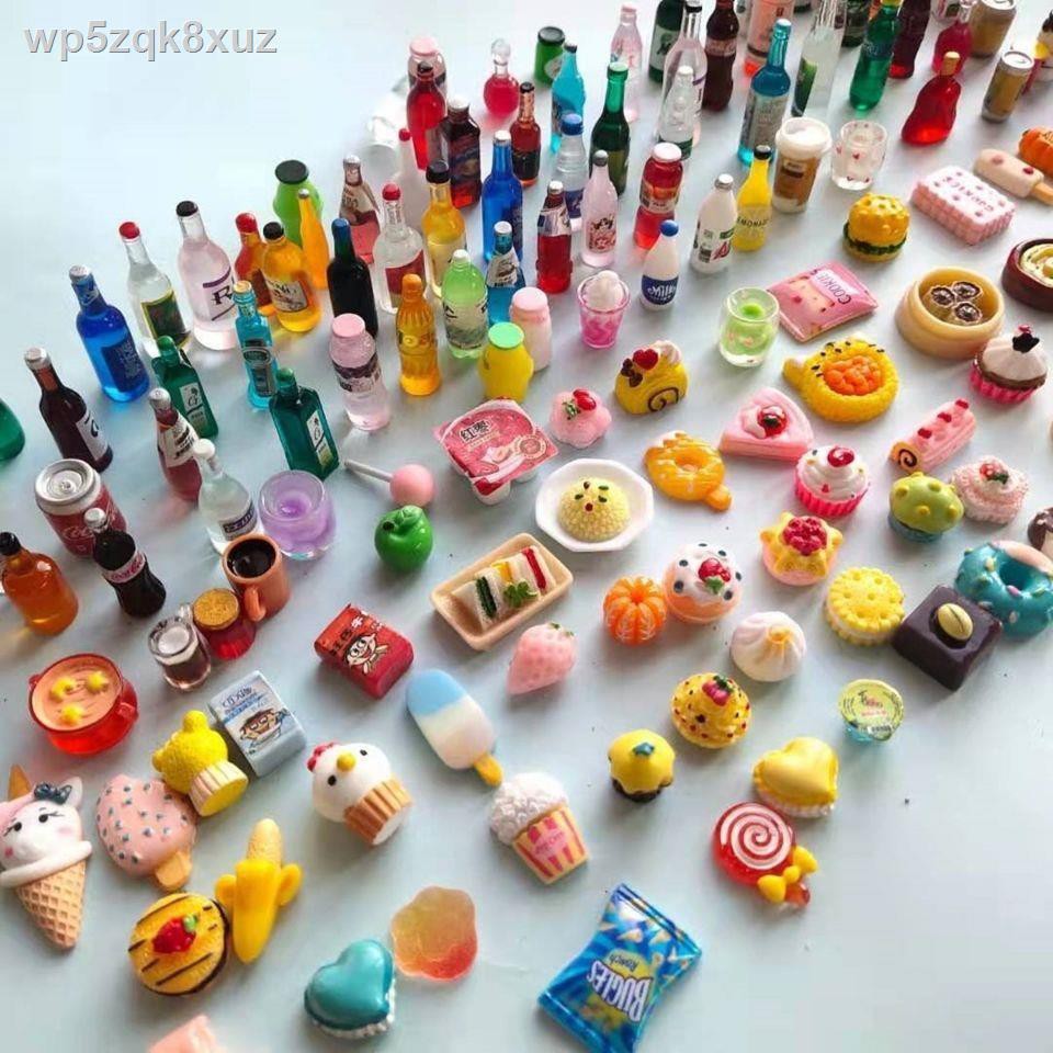 Miniature Mini Blind Bag Food and Play Siêu thị Đồ uống Thực phẩm Tự ...