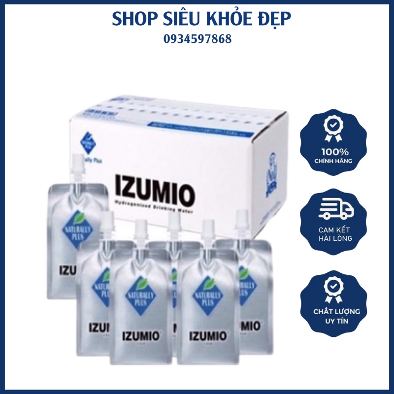 Nước Uống IZUMIO Nhật Bản Thùng 48 Bịch Chính Hãng 100% - Giàu Hydro ...