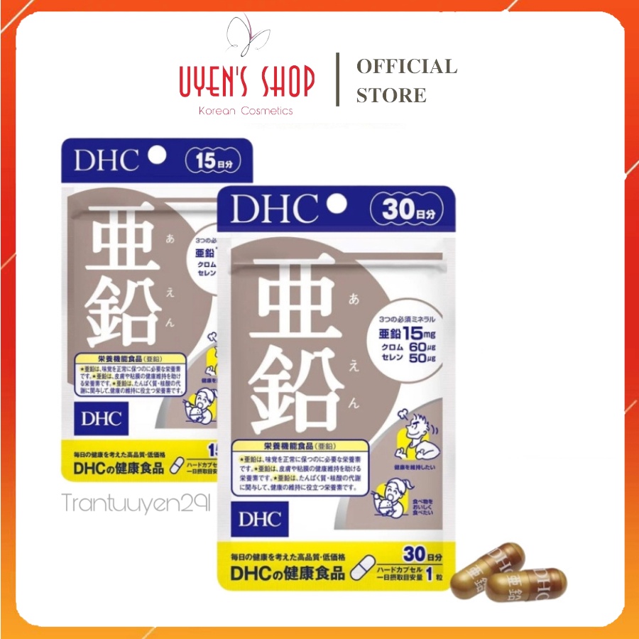 Viên uống Bổ sung Kẽm DHC Zinc Nhật Bản | Shopee Việt Nam