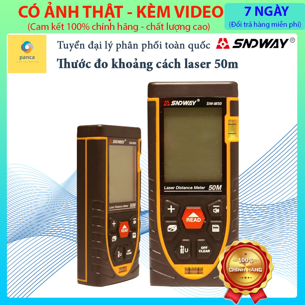 Thước đo khoảng cách Laser 50m - Máy đo khoảng cách laze 50m | Shopee ...