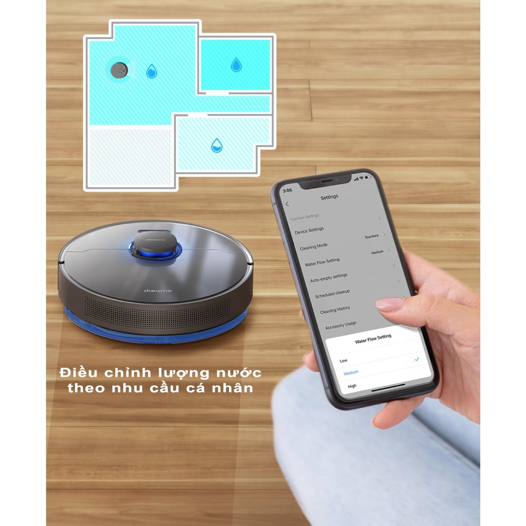 Mua Robot hút bụi lau nhà tự động thu gom rác Dreame Bot Z10 Pro giá rẻ ...