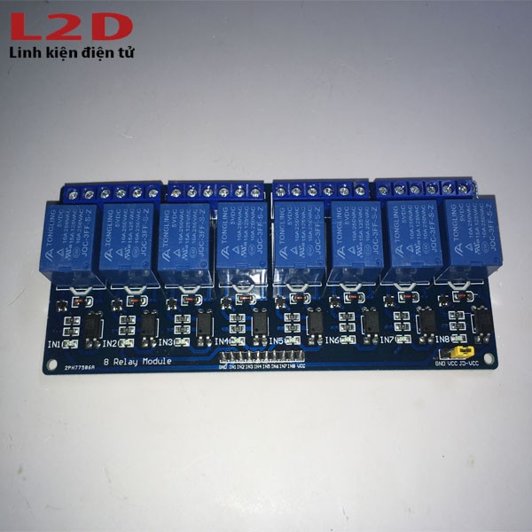 Module rơ le 8 kênh có opto quang cách ly - Module relay 8 channels ...