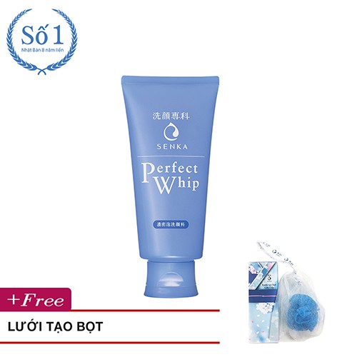 Sua rua mat tao bot chiet xuat to tam trang Senka Perfect Whip 120g ...