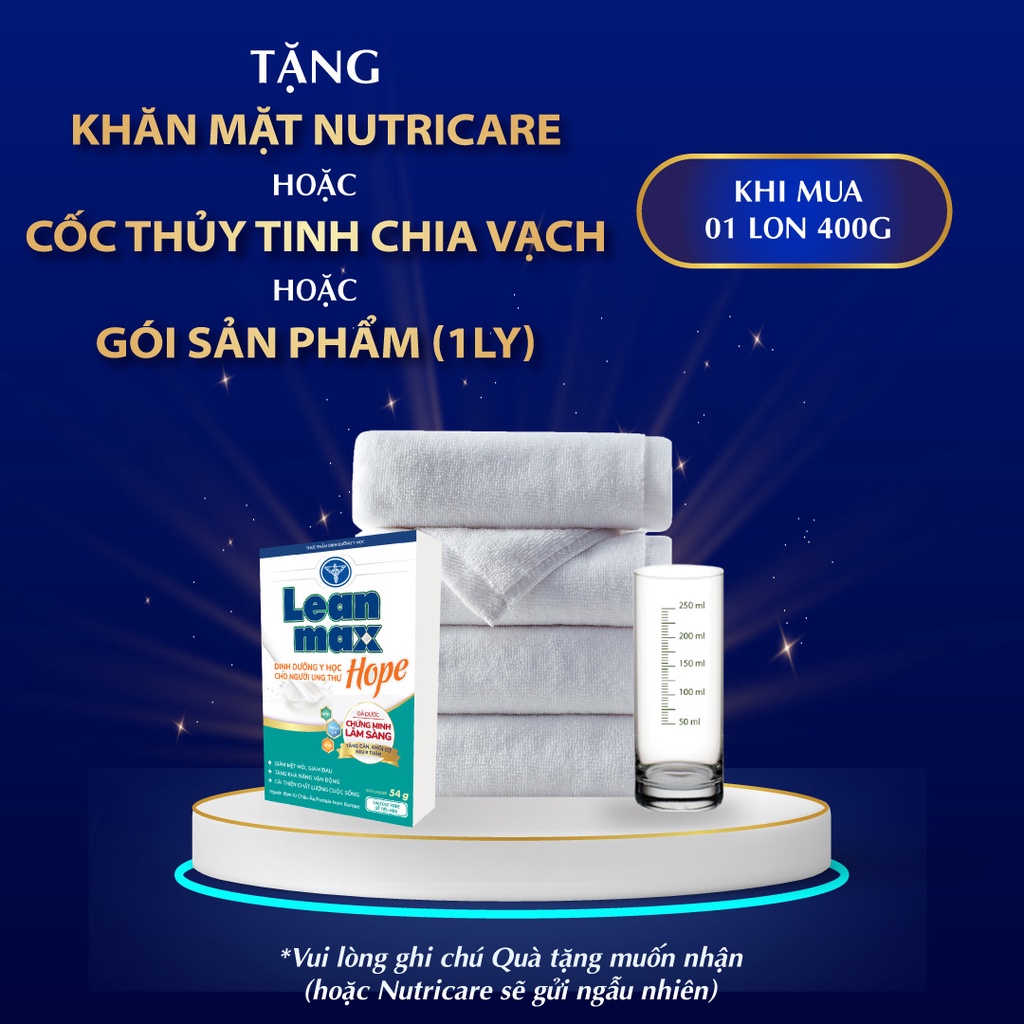 Mua 01 lon sữa Leanmax Hope 400g - Dinh dưỡng dành cho bệnh nhân K giá ...
