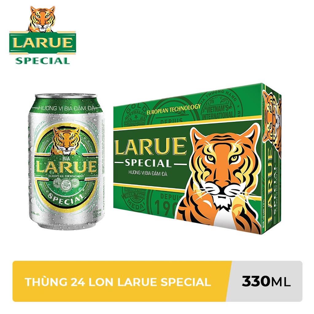 THÙNG 24 LON BIA LARUE SPECIAL 330ML | Shopee Việt Nam