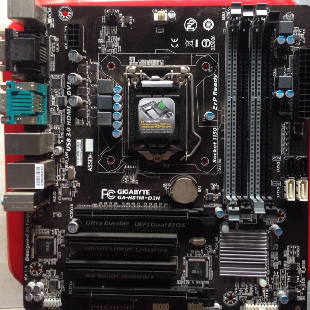 Bán Main Gigabyte H81 4 Khe Ram Giá chỉ 600.000₫ | Máy tính giá rẻ