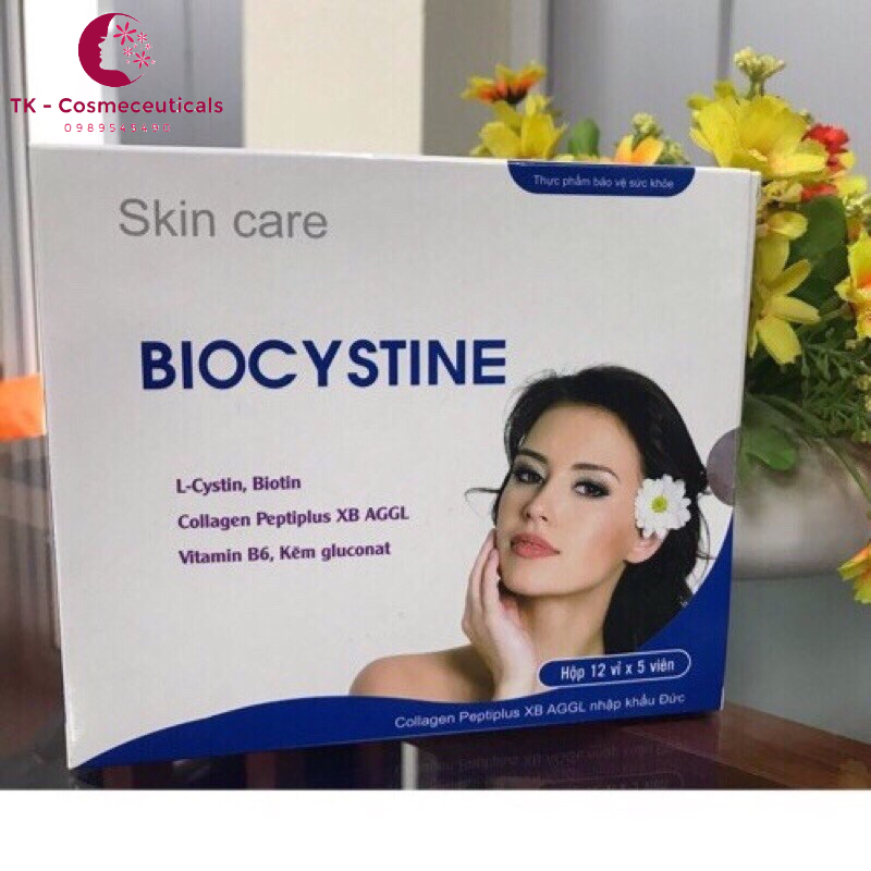 (CHÍNH HÃNG) Viên Uống BIOCYSTINE Làm Đẹp Da, Đẹp Tóc, Chống Lão Hoá ...