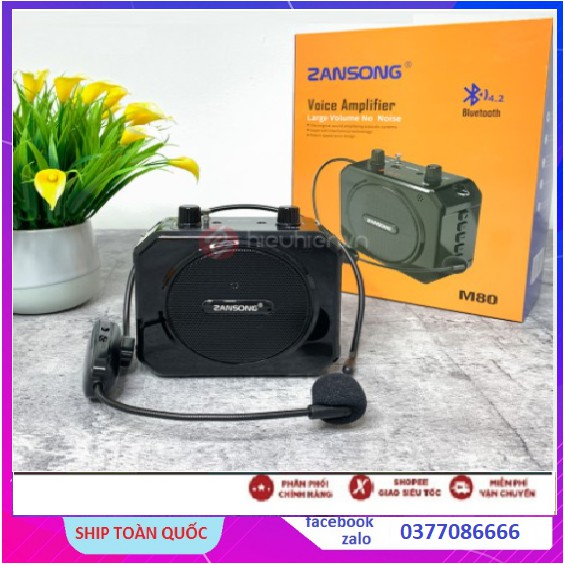 Loa Zansong M80 Loa Trợ Giảng Không Dây | Shopee Việt Nam