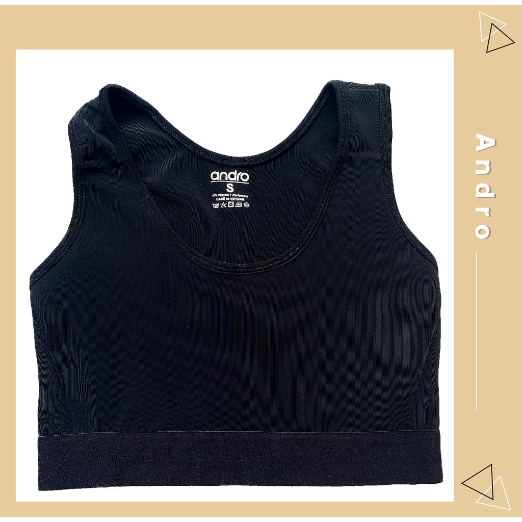 Áo Nịt Ngực Loại Bra Thể Thao Tomboy vải Poly Co giãn 4 chiều Thấm hút ...