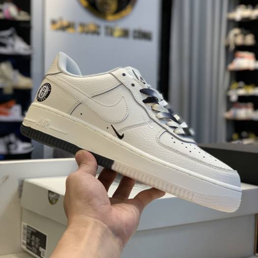 Mua Giày thể thao AF1 âm dương, Giày Air force 1 Brooklyn Sail Black ...