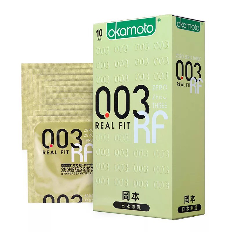 Bao Cao Su Okamoto 0.03 Real Fit - Hộp 10 Cái | Shopee Việt Nam