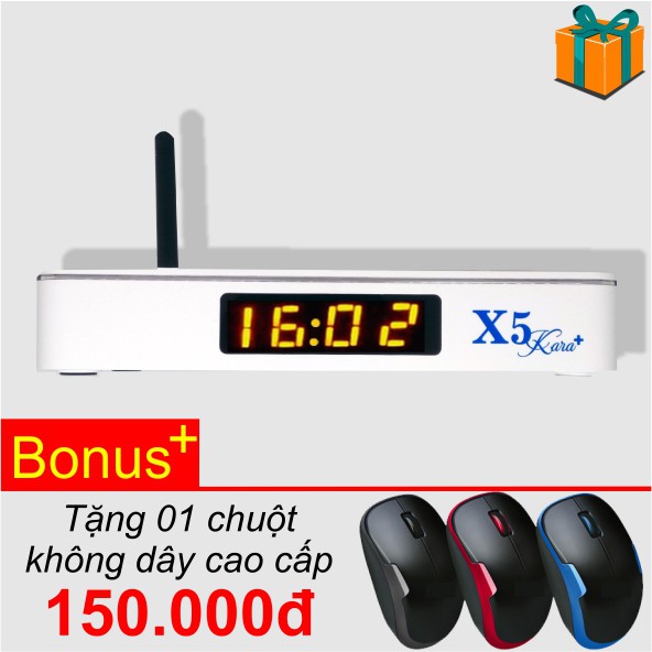 Mua TeleBoX X5 kara Plus RAM 2G LED + đồng hồ - Tặng chuột không dây ...