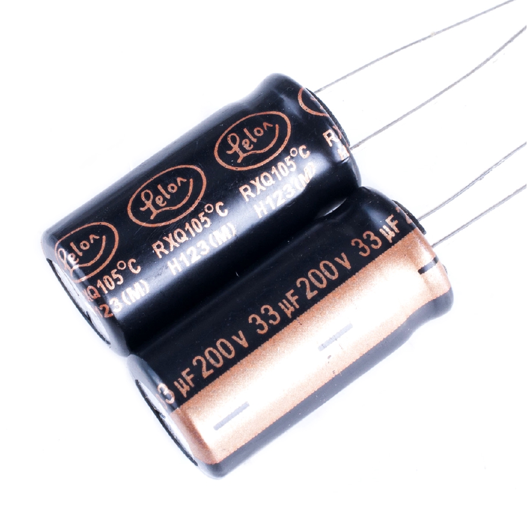 5 Cái, Lelon 200V 33UF 105°Tụ Điện Phân C 10 x 20mm Chuyên Dụng ...