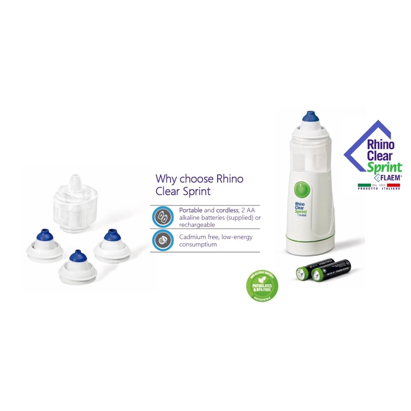 Mua MÁY VỆ SINH MŨI XOANG RHINO CLEAR SPRINT PHÒNG VIÊM MŨI XOANG HỌNG ...