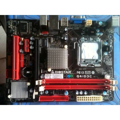 Bo mạch chủ Biostar G41D3C Ver 7.x (Cũ) | Shopee Việt Nam