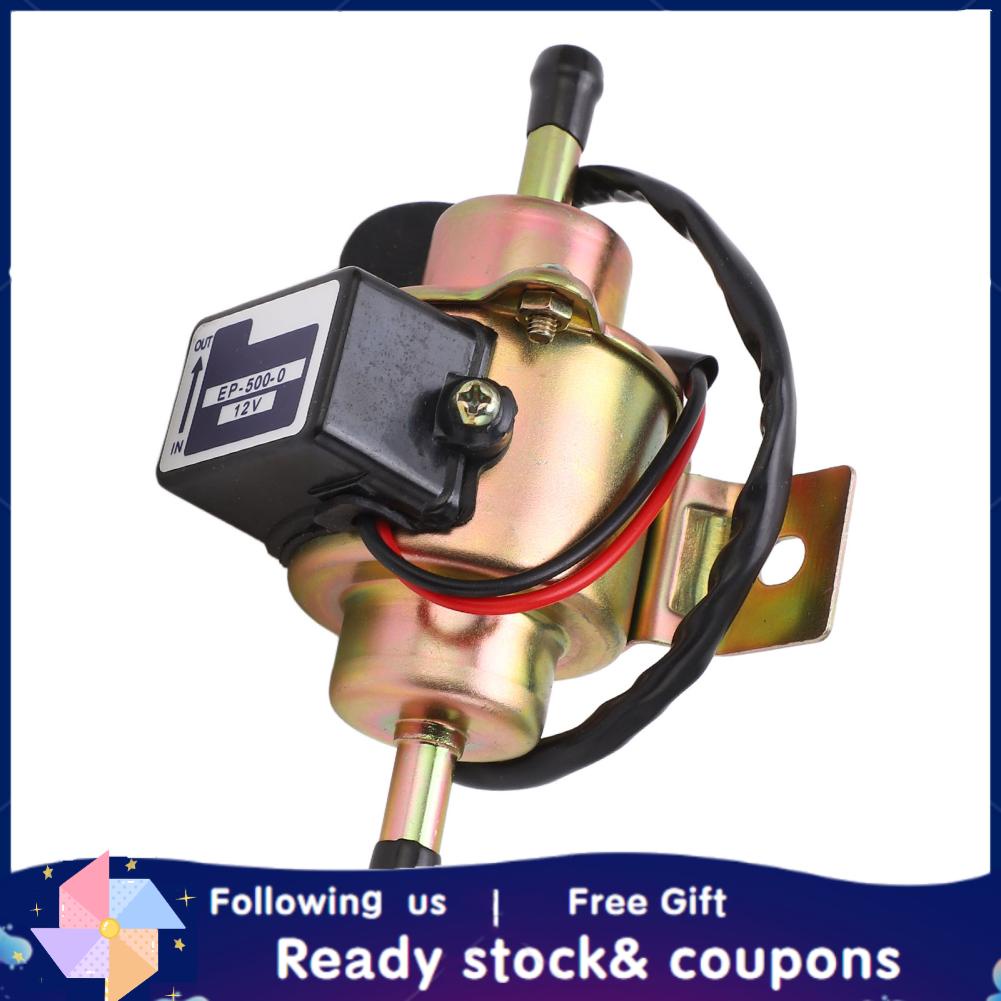 Xiyijia Electric Fuel Pump Universal 12V 0.03‑0.04MPa 110L/H 1.0‑1.3A ...