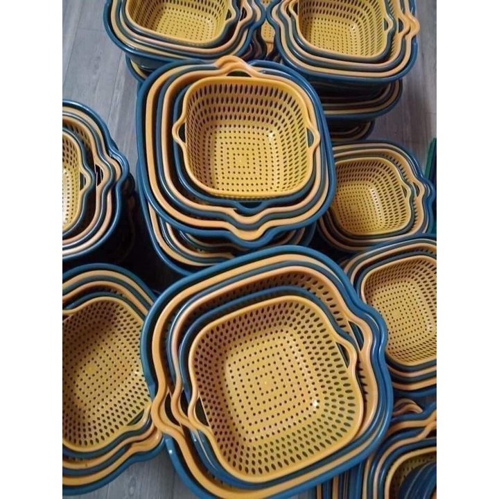 Bộ 3 Rổ Thau Rửa Rau Củ Hoa Quả | Shopee Việt Nam