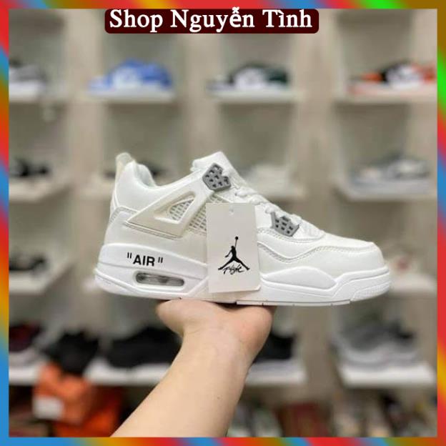 Mua Giày thể thao Air Jordan 4 retro off white kem , Giày sneaker JD4 ...