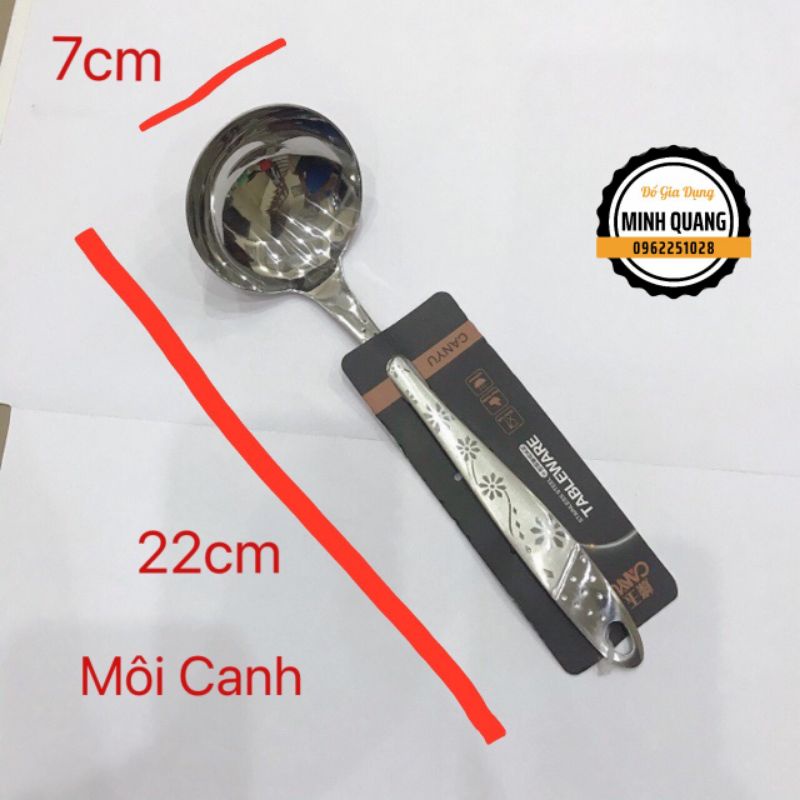 Mua Muôi Múc Canh, Muỗng, Vá Múc Canh Inox 304 Cao Cấp Dầy Dặn Cán Họa ...