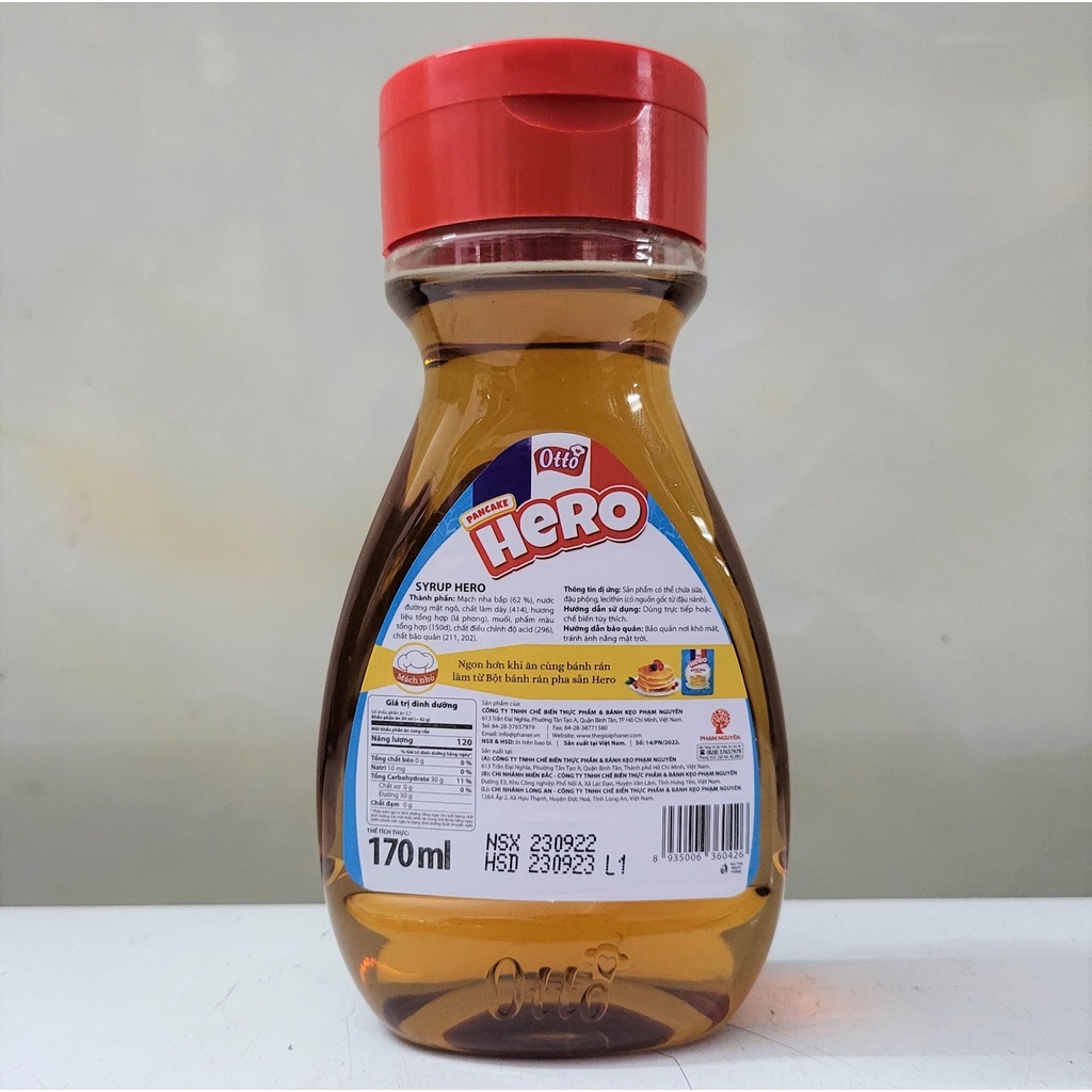 Mua SI RÔ HƯƠNG LÁ PHONG Hero [VN] OTTO Maple Flavor Syrup giá rẻ nhất ...