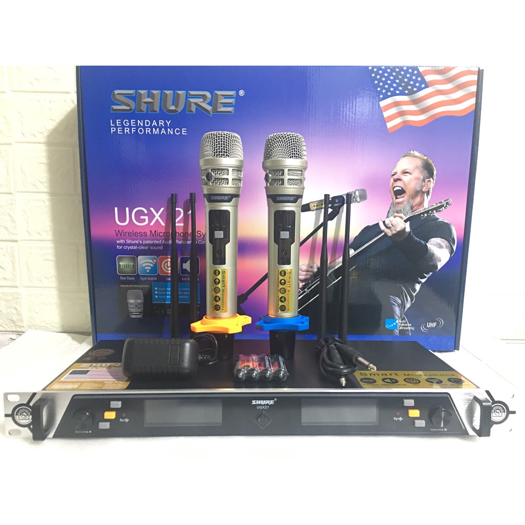 Mua Micro Không Dây SHURE UGX 21 Tự Ngắt, Dò Sóng Chỉnh Tần Số Hiện Đại ...