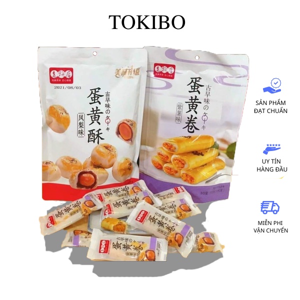 Bánh cuộn nhân kem thơm ngọt 2 vị chuyền thống TOKIBO cao cấp | Shopee Việt Nam