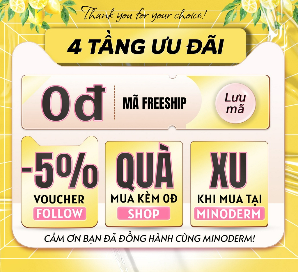 Minoderm - Shopee Mall Online | Shopee Việt Nam