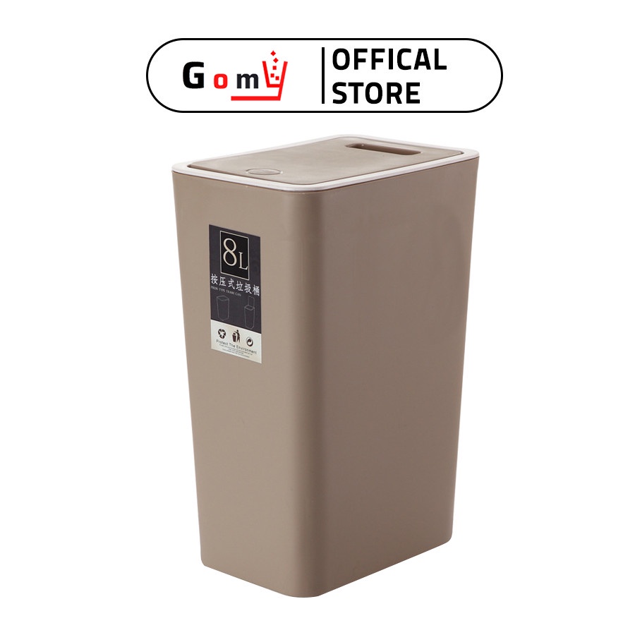 Mua Thùng rác nút bấm thông minh 12L - Thùng đựng rác nhựa PP Loại 1 ...