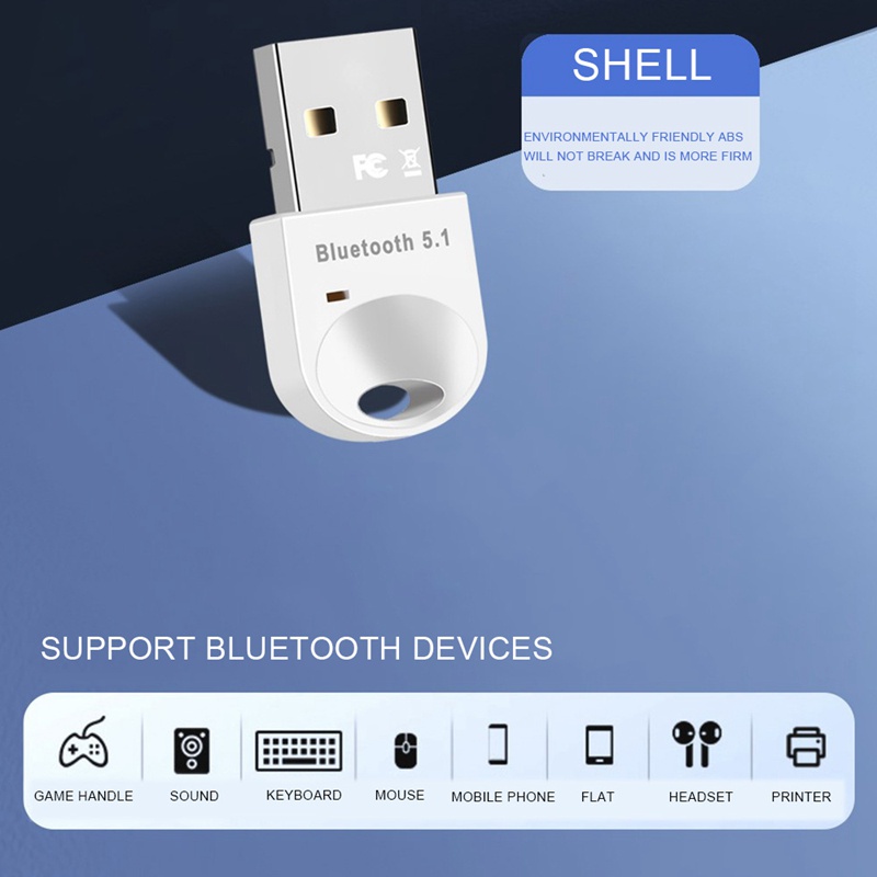 Mua Bộ Chuyển Đổi USB Bluetooth 5.1 USB Bluetooth5.1 Dongle Mini Cho Loa PC/Laptop giá rẻ nhất ...