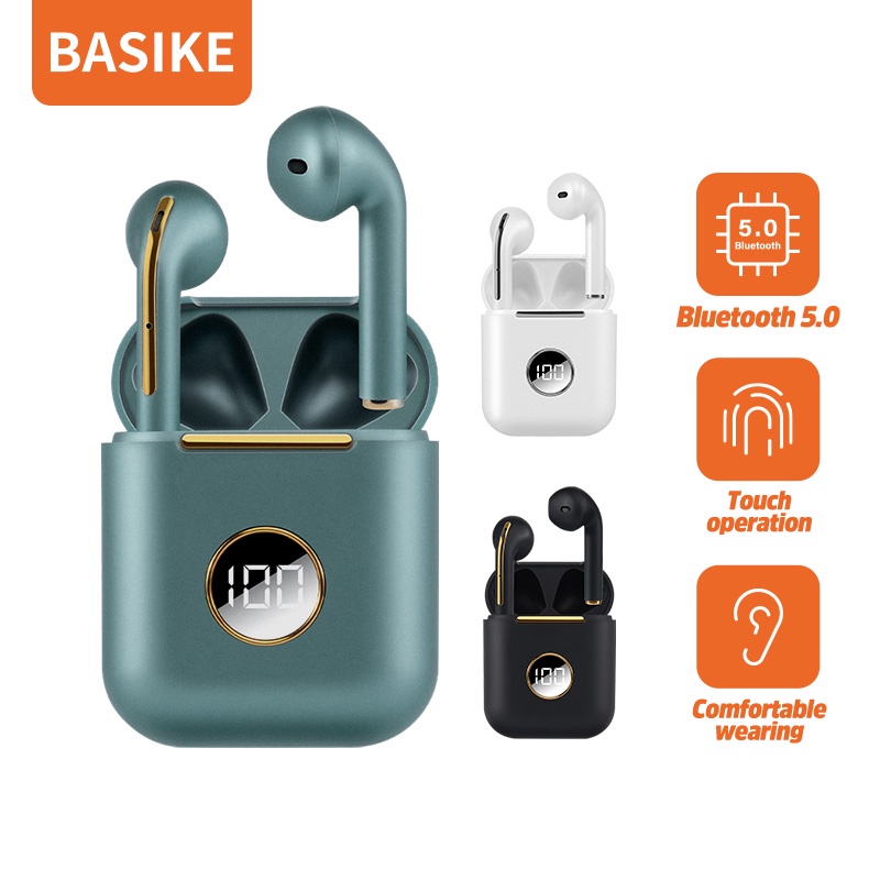 Tai Nghe Basike TW11 Plus Tws Bluetooth 5.0 Không Dây Chống Thấm Nước ...