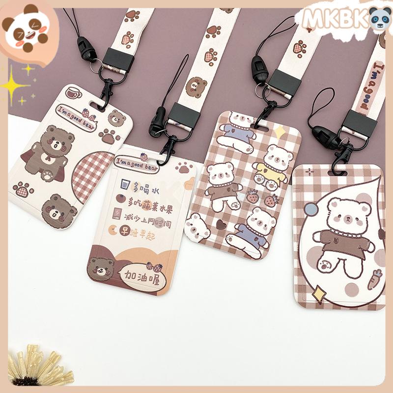MKBK Thẻ đeo bảng tên thẻ tên thẻ học chủ đề trong suốt dễ thương Cute ...