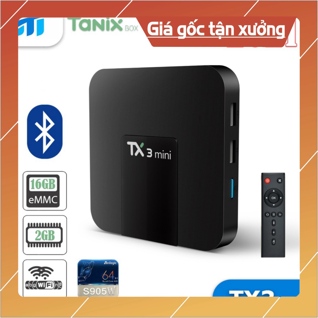 XẢ TẬN GỐC Android Tivi Box TX3 mini - 2G Ram và 16G bộ nhớ, Bluetooth ...