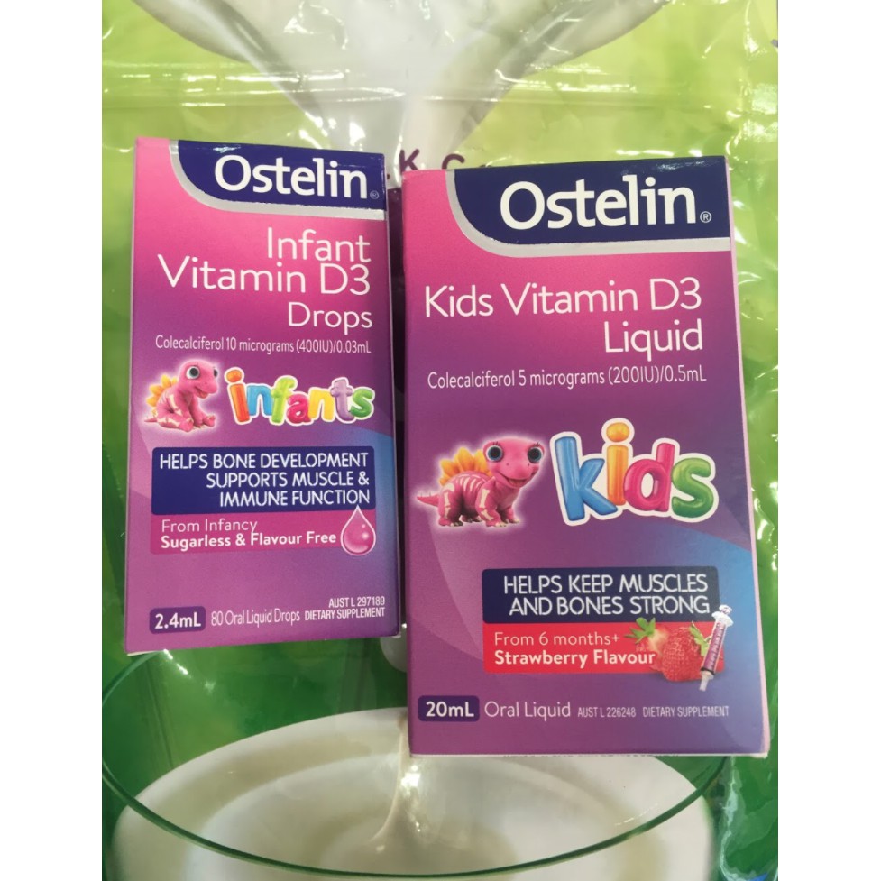 Vitamin D3 Ostelin Liquid/ Drops | Shopee Việt Nam