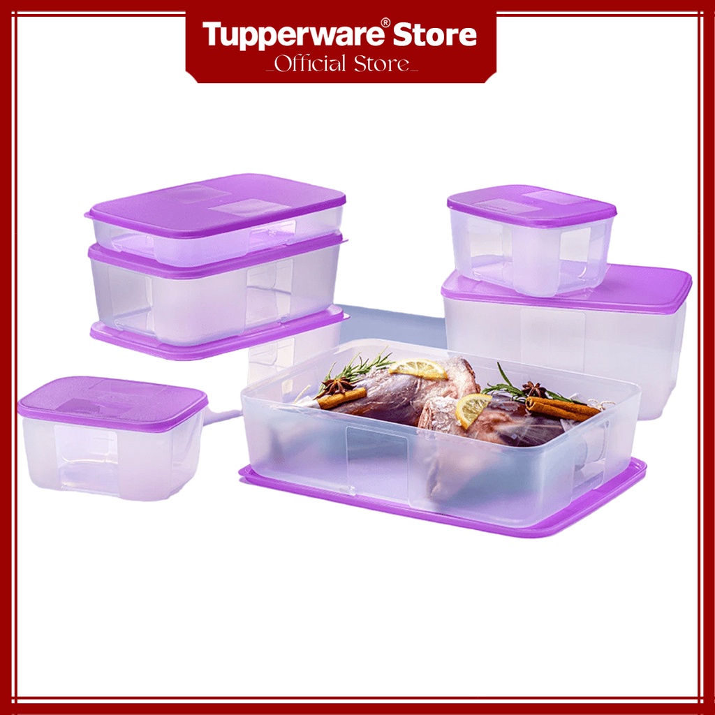 Bộ hộp trữ đông Tupperware Freezermate Essential (7 hộp) | Shopee Việt Nam