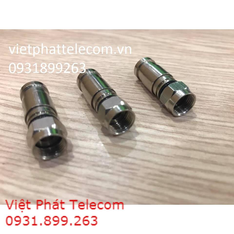 Mua 50 Cái Đầu nối rắc giắc F5 nén cho cáp RG6 ngoài trời chống nước ...