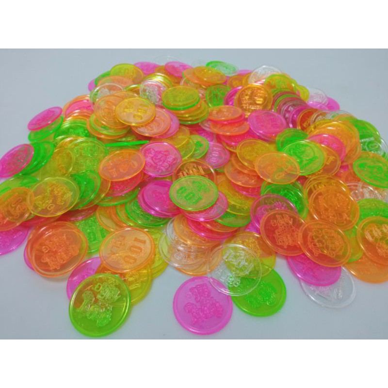 Đồ chơi đồng xu bằng nhựa ( 100g ) | Shopee Việt Nam