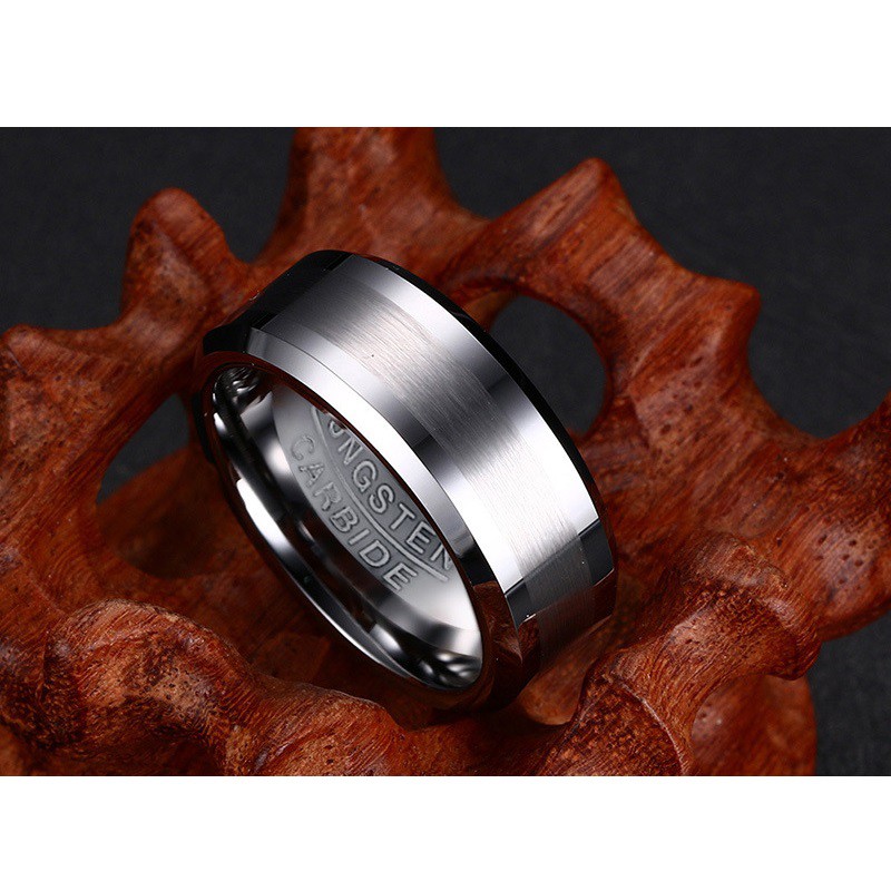 Mua Nhẫn nam Hàn Quốc Vonfram, nhẫn siêu bền, nhẫn Tungsten Carbide giá ...