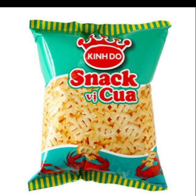 Bánh snack cua Kinh Đô túi lớn 32g | Shopee Việt Nam