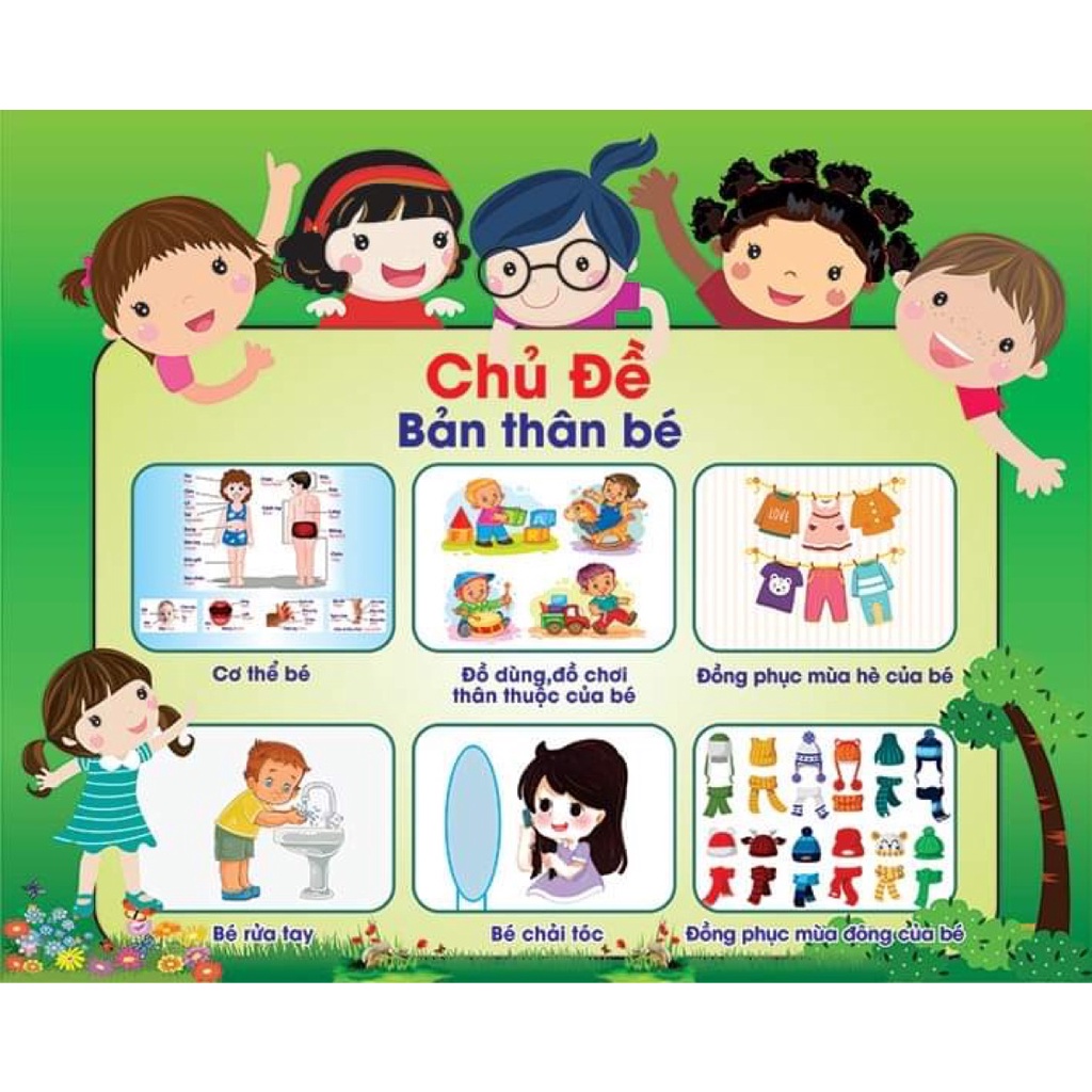 30 ý tưởng trang trí bảng chủ đề trường mầm non độc đáo và sáng tạo