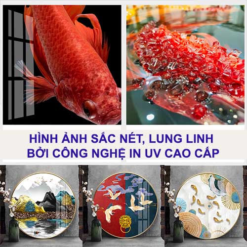Mua Tranh treo tường tròn tráng gương hoa sen siêu hot năm 2022 đã có ...