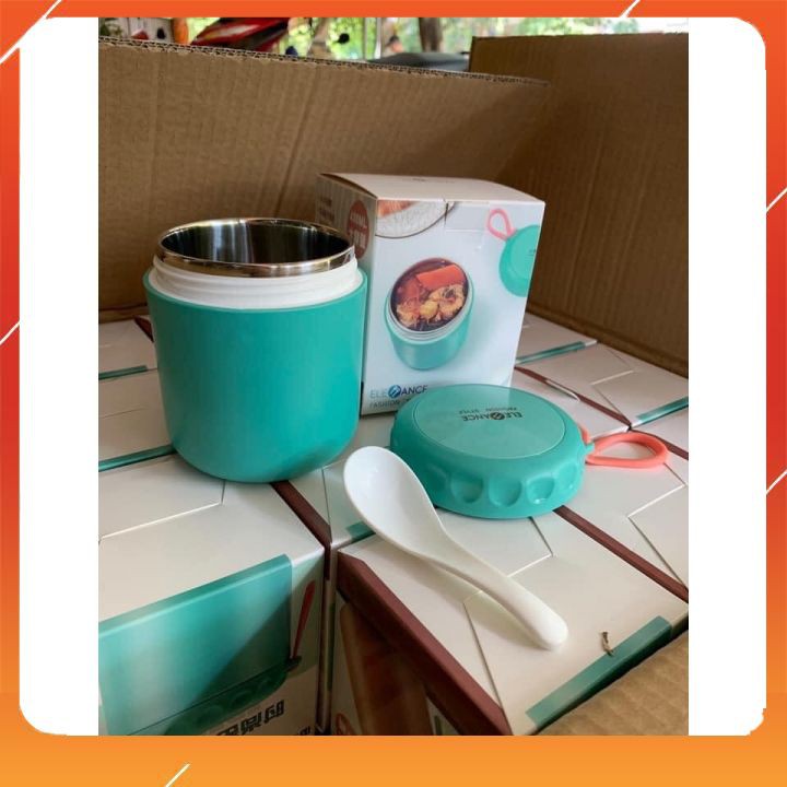 Mua (HOT) BÌNH Ủ CHÁO MINI ELE ☀️FREE SHIP☀️ Bình giữ nhiệt 2 lớp, Ủ cháo cho Bé / Dung tích ...